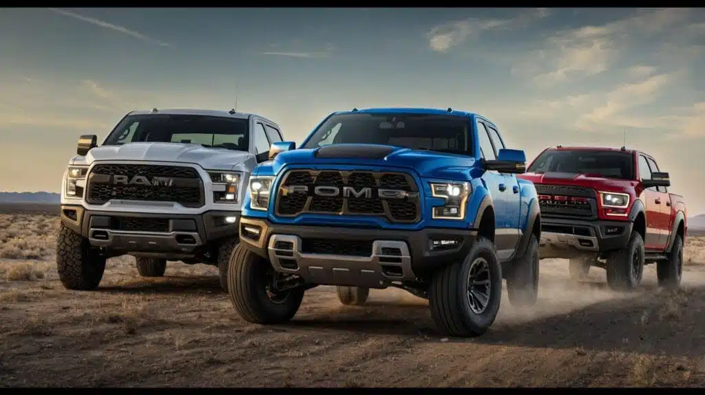 Ram Rebel vs Ford Raptor vs Chevy Reaper | Amazing Cars and Drives