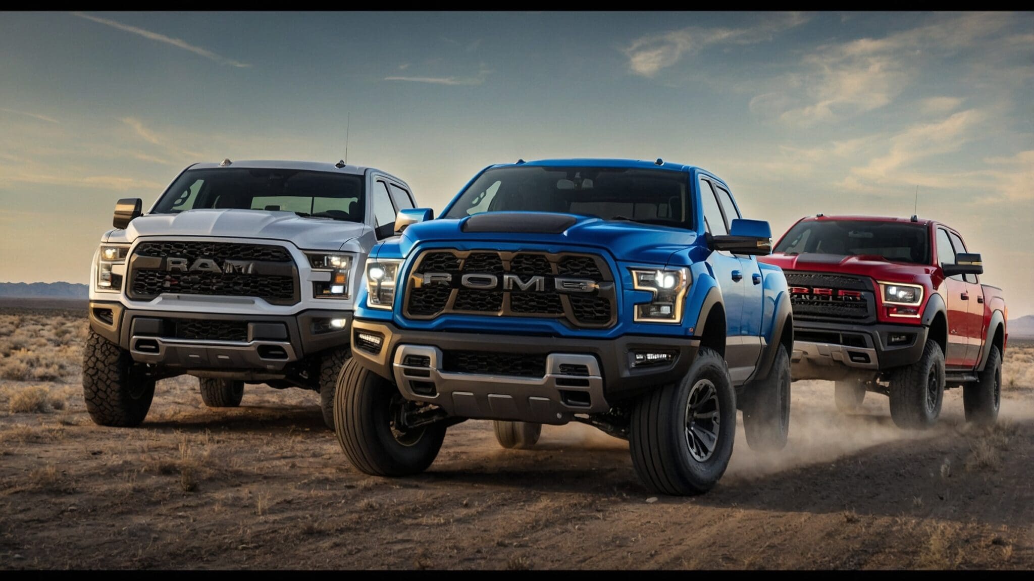 Ram Rebel vs Ford Raptor vs Chevy Reaper | Amazing Cars and Drives