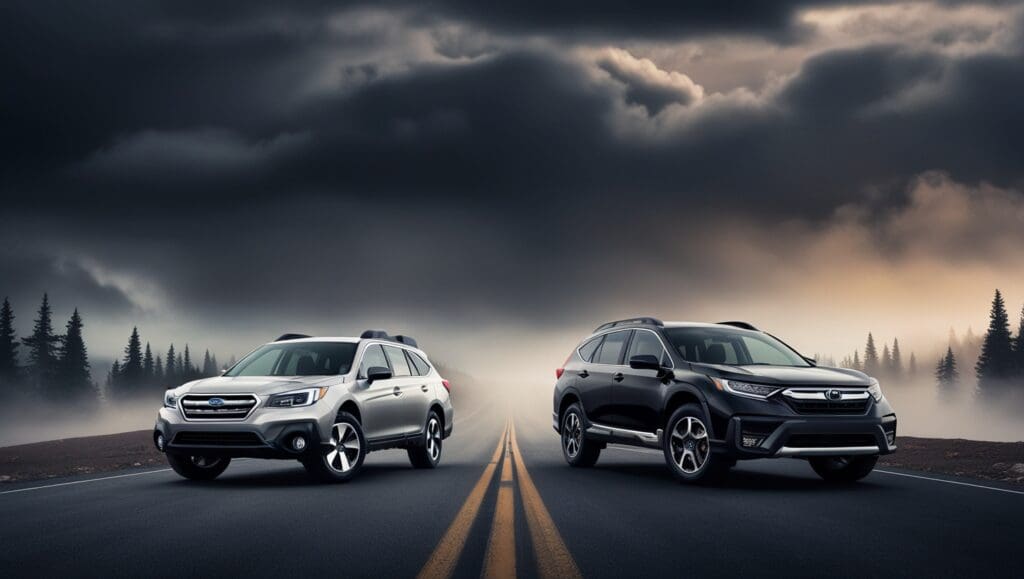 Honda CR-V vs Subaru Outback | Amazing Cars and Drives