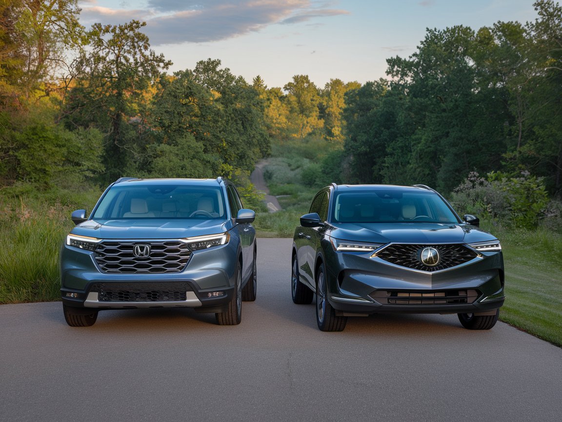 Honda Pilot vs Acura MDX | Amazing Cars and Drives