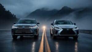Toyota Highlander vs Lexus RX | Amazing Cars and Drives