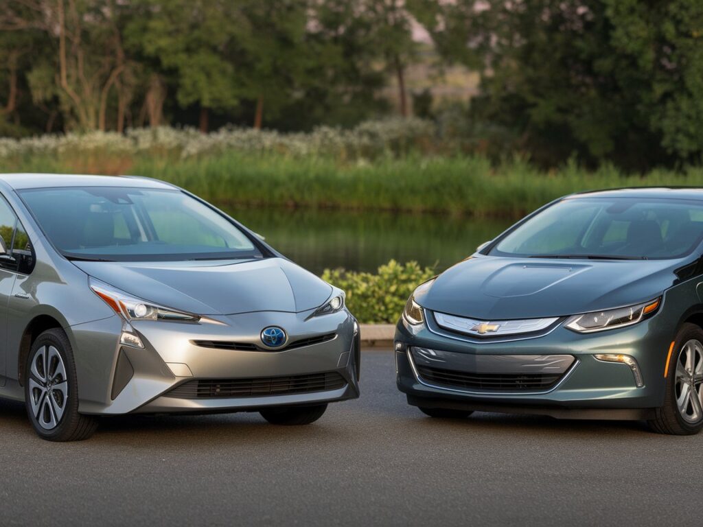 Toyota Prius vs Chevy Volt | Amazing Cars and Drives
