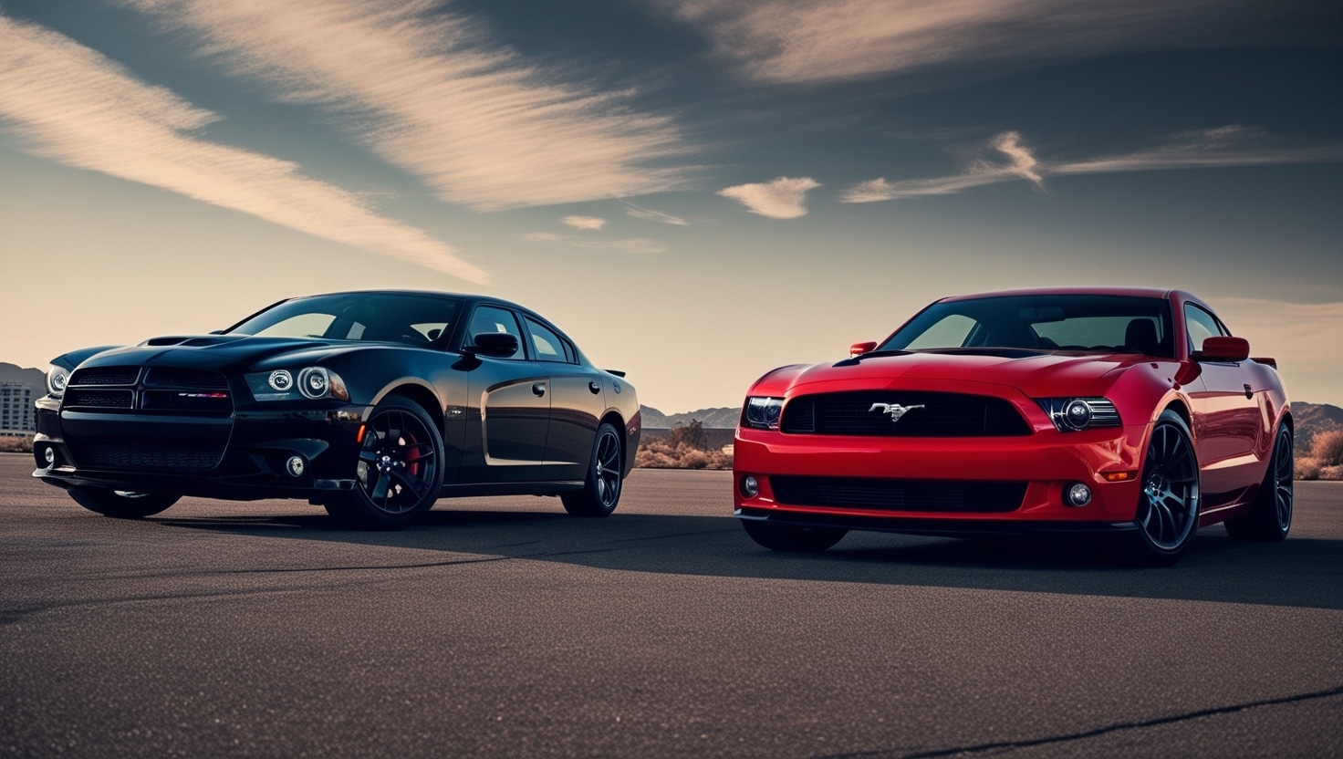 Dodge Charger vs Ford Mustang | Amazing Cars and Drives