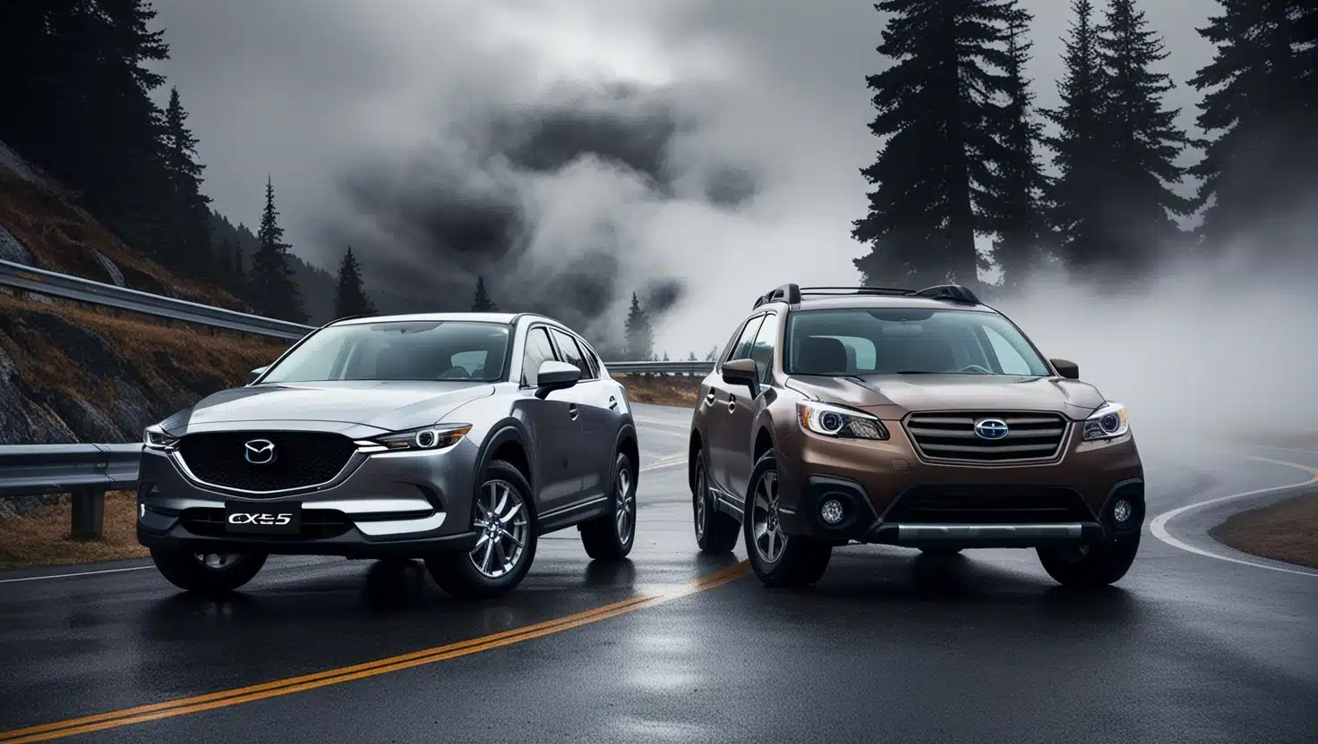 Mazda CX-5 vs Subaru Outback | Amazing Cars and Drives
