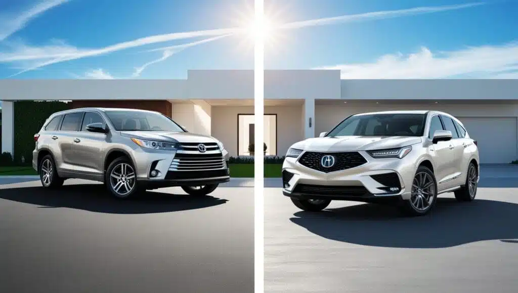 Acura MDX vs Toyota Highlander | Amazing Cars and Drives