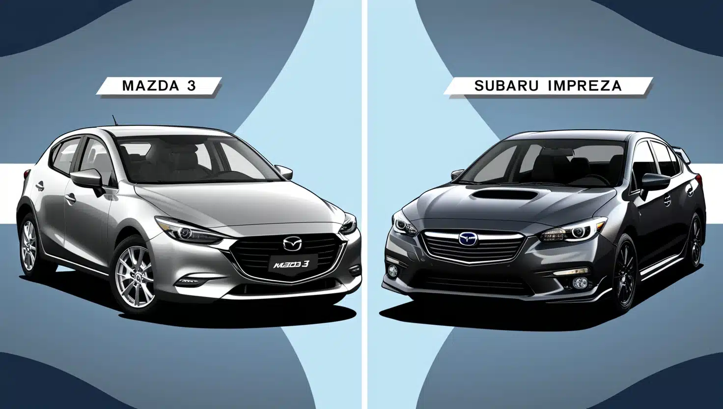 Mazda 3 vs Subaru Impreza Guide | Amazing Cars and Drives