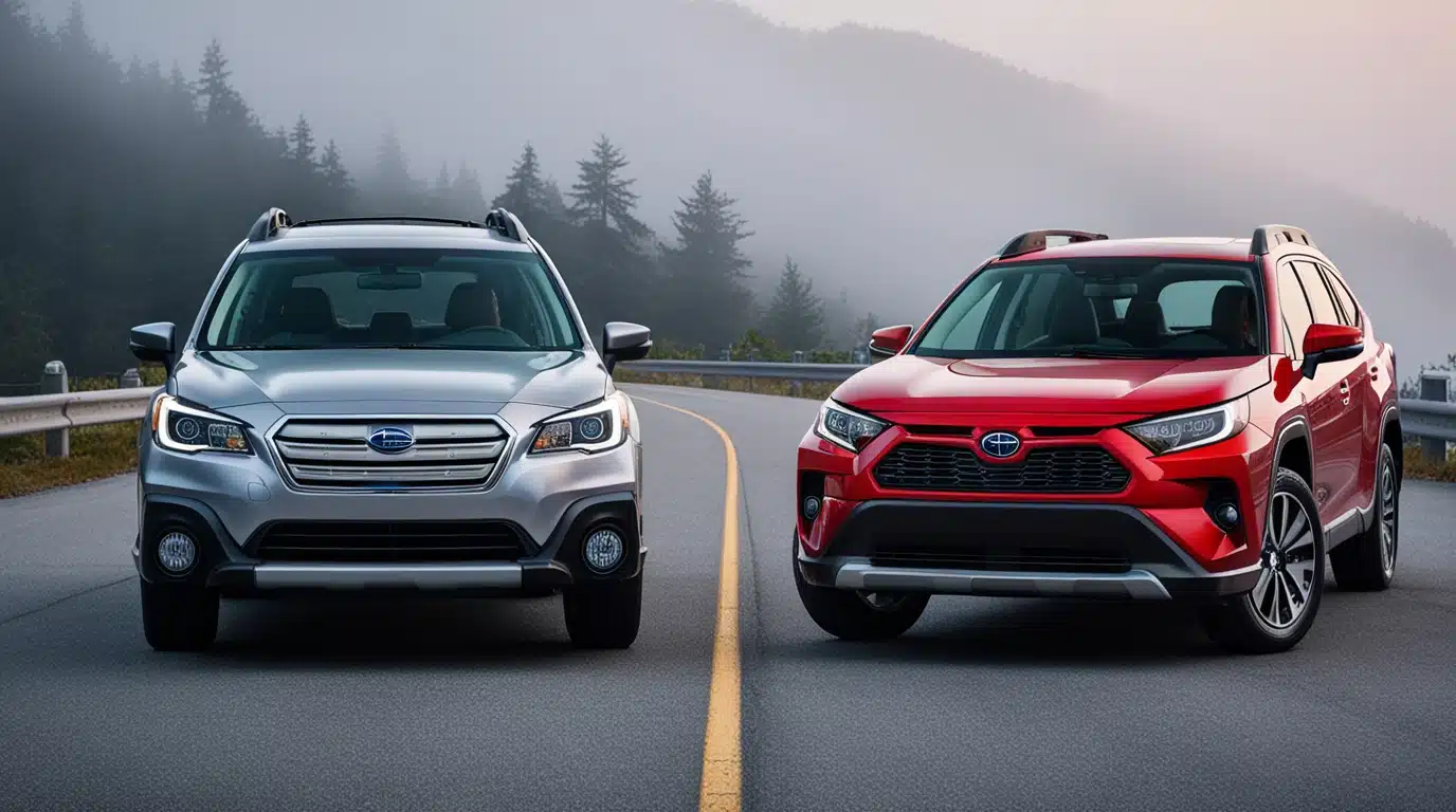 Toyota RAV4 vs Subaru Outback | Amazing Cars and Drives
