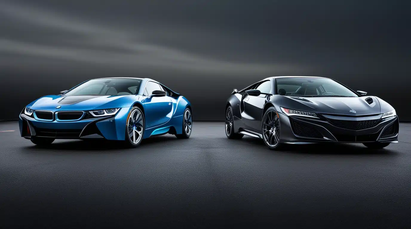 BMW i8 vs Acura NSX | Amazing Cars and Drives