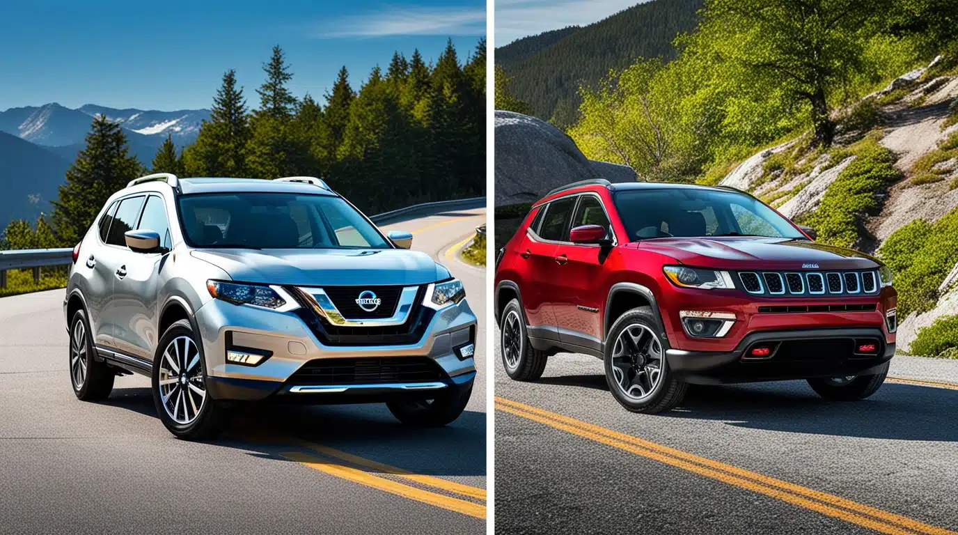 Nissan Rogue vs Jeep Compass | Amazing Cars and Drives
