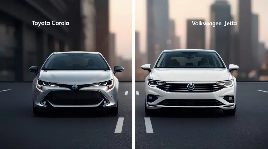 Volkswagen Jetta vs Toyota Corolla | Amazing Cars and Drives