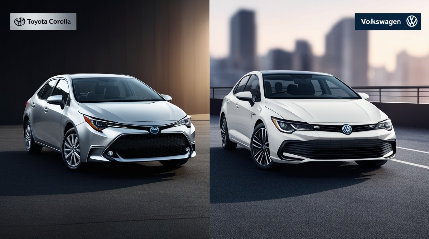 Volkswagen Jetta vs Toyota Corolla | Amazing Cars and Drives