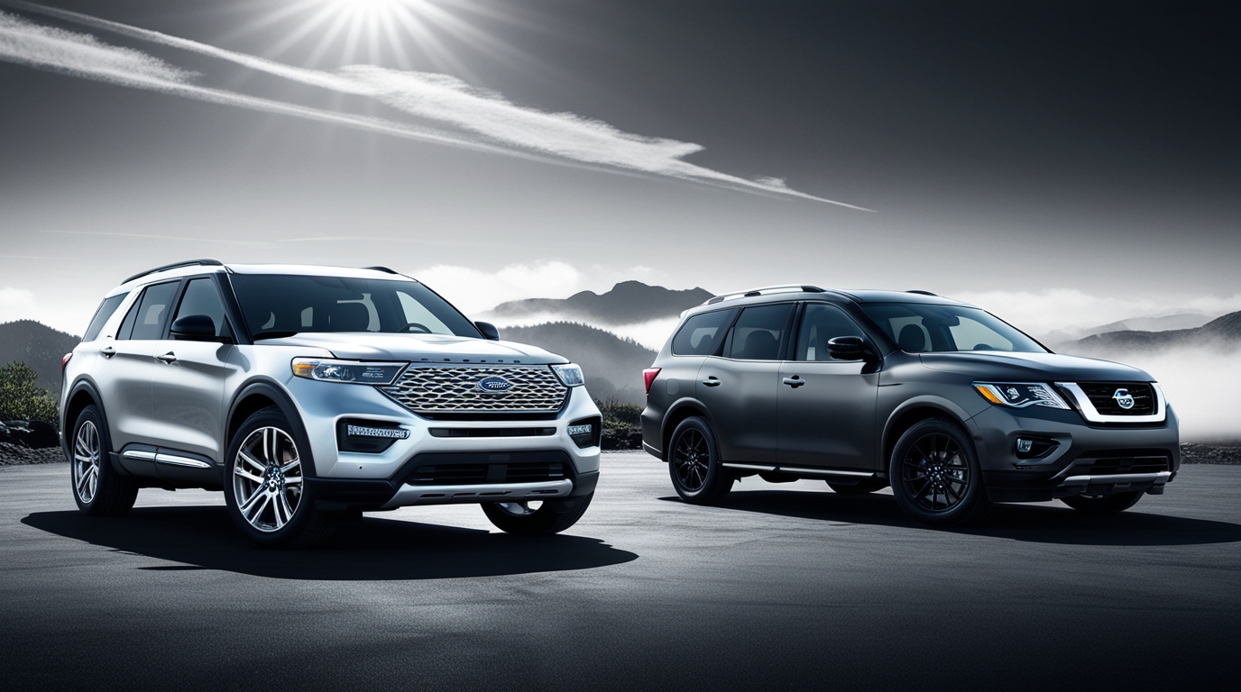 Ford Explorer vs Nissan Pathfinder | Amazing Cars and Drives