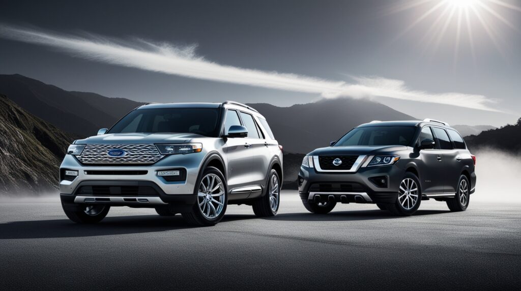 Ford Explorer vs Nissan Pathfinder | Amazing Cars and Drives