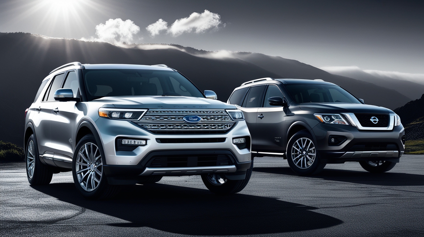 Ford Explorer vs Nissan Pathfinder | Amazing Cars and Drives