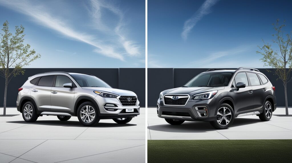 Hyundai Tucson vs Subaru Forester | Amazing Cars and Drives