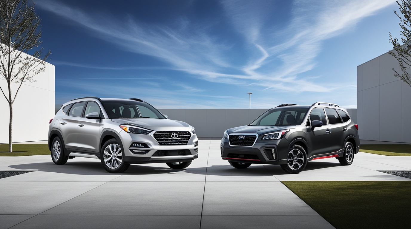 Hyundai Tucson vs Subaru Forester | Amazing Cars and Drives