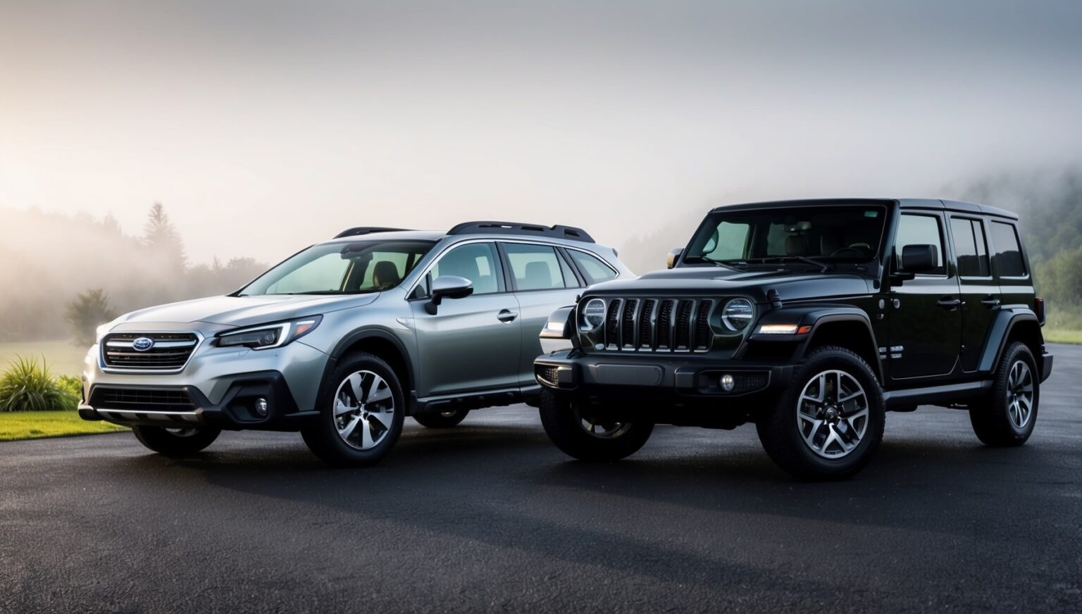 Subaru Outback vs Jeep Grand Cherokee | Amazing Cars and Drives