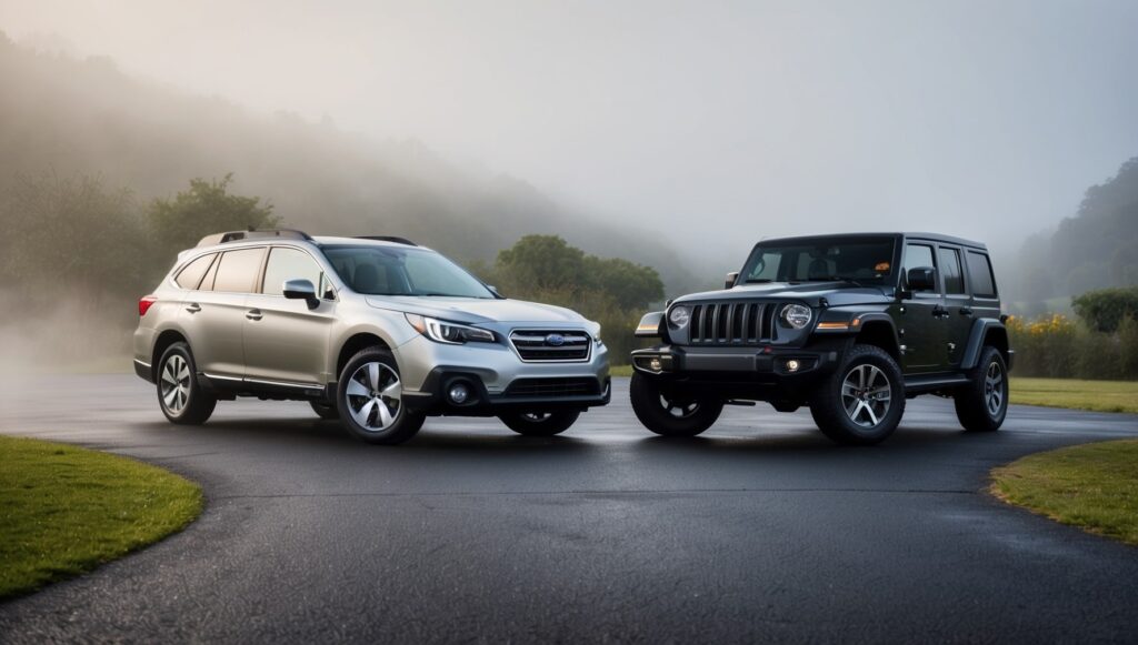 Subaru Outback vs Jeep Grand Cherokee | Amazing Cars and Drives