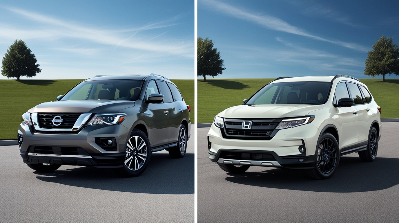 Nissan Pathfinder vs Honda Pilot | Amazing Cars and Drives