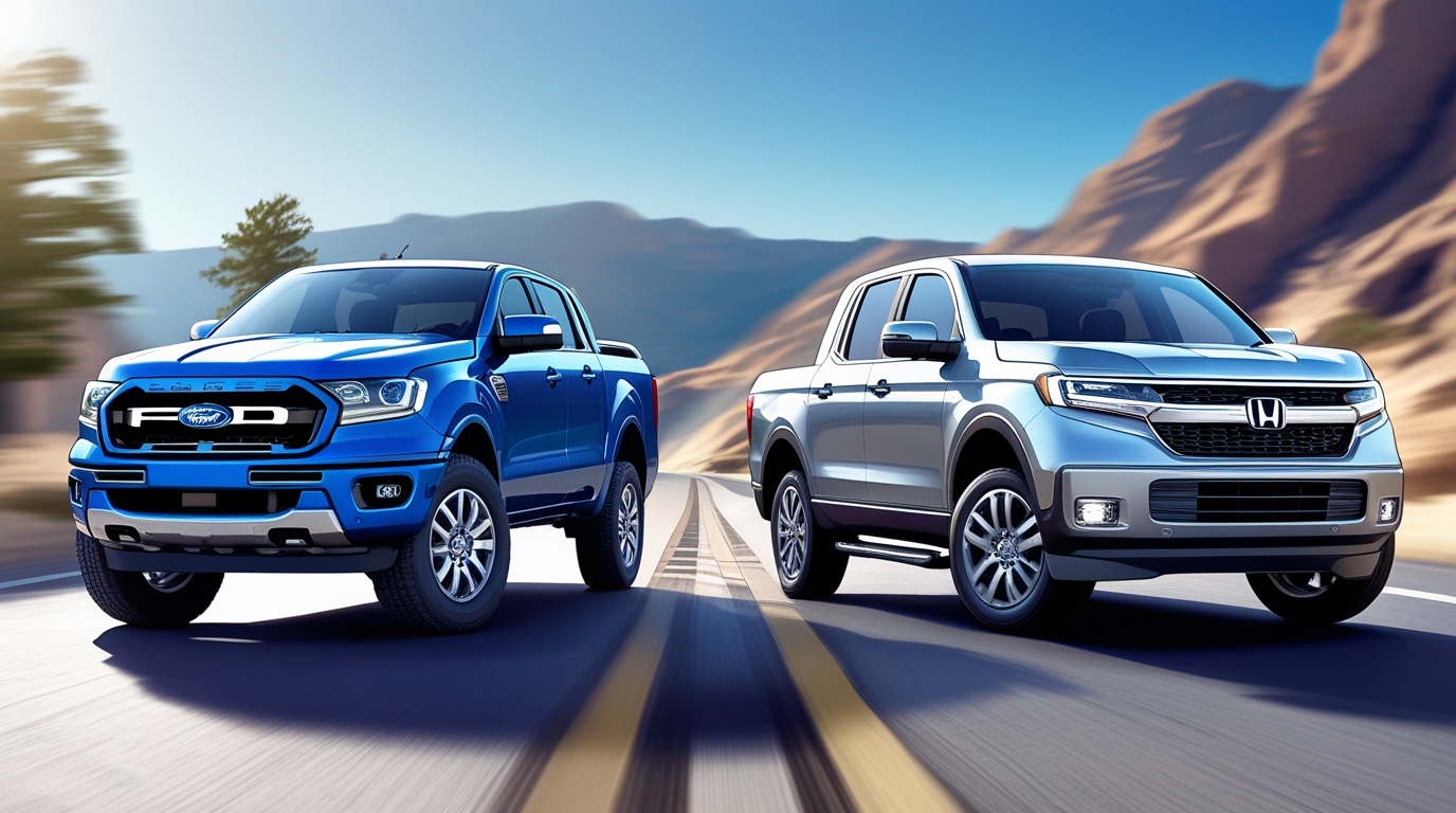 Ford Ranger vs Honda Ridgeline | Amazing Cars and Drives