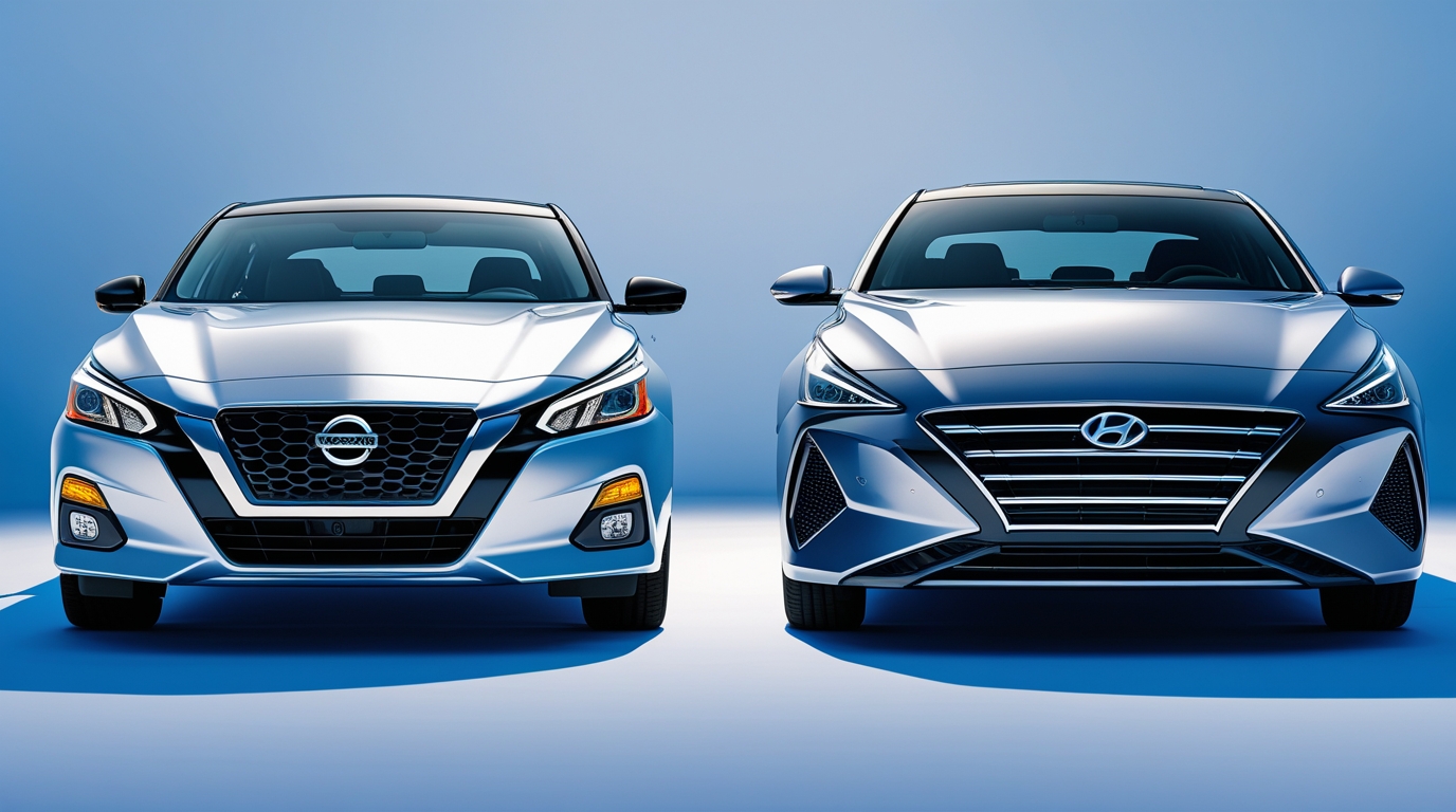 Hyundai Sonata vs Nissan Altima | Amazing Cars and Drives
