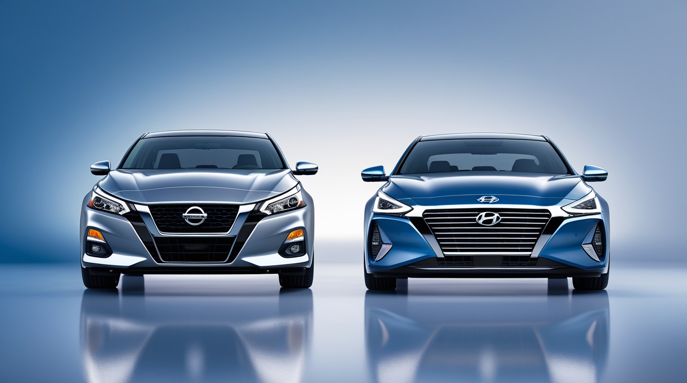 Hyundai Sonata vs Nissan Altima | Amazing Cars and Drives