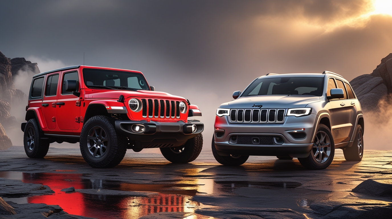 Jeep Wrangler vs Grand Cherokee | Amazing Cars and Drives