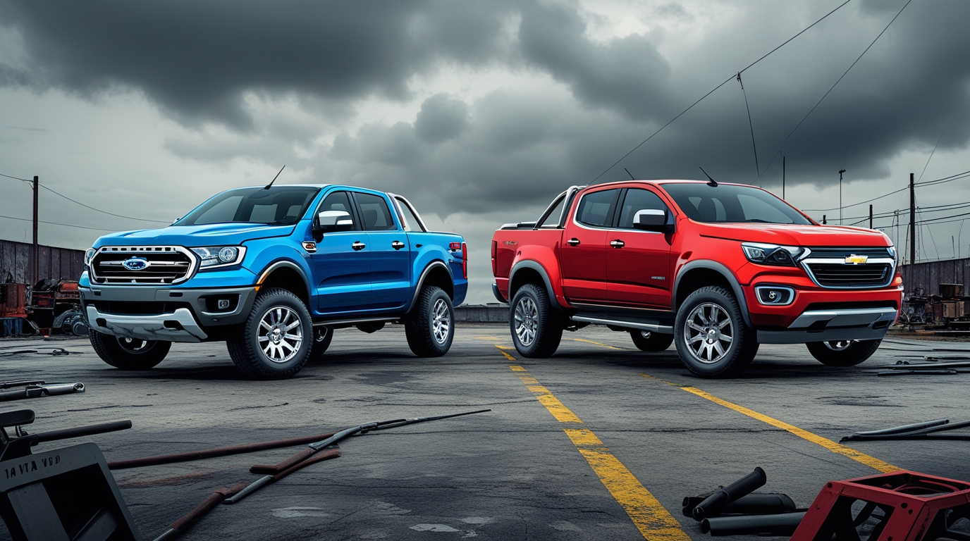 Ford Ranger vs Chevy S10 Review | Amazing Cars and Drives