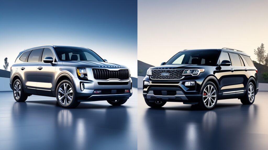 Kia Telluride vs Ford Explorer | Amazing Cars and Drives