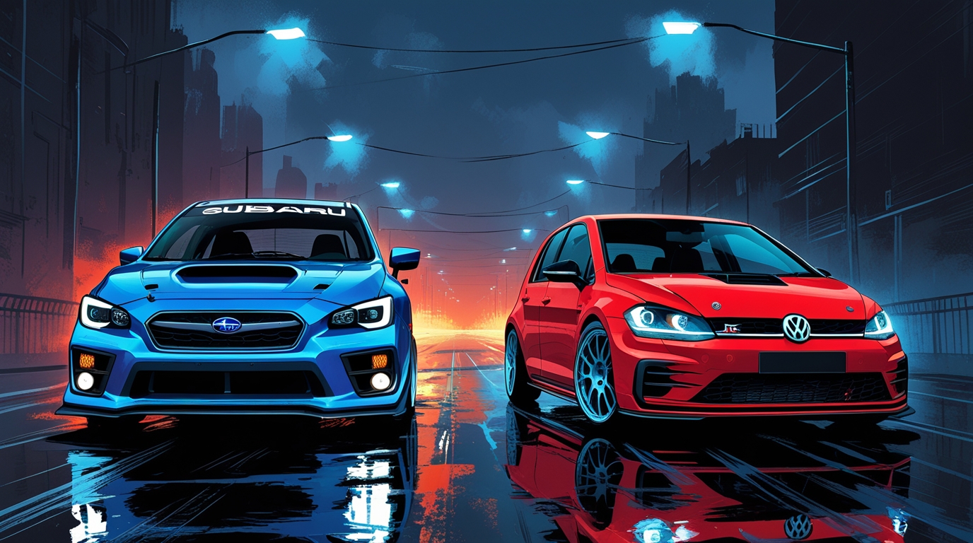 Subaru WRX vs Volkswagen Golf GTI | Amazing Cars and Drives