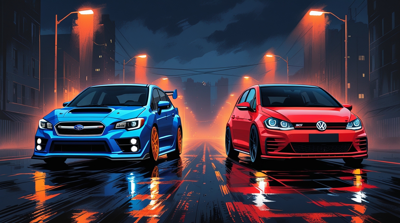 Subaru WRX vs Volkswagen Golf GTI | Amazing Cars and Drives