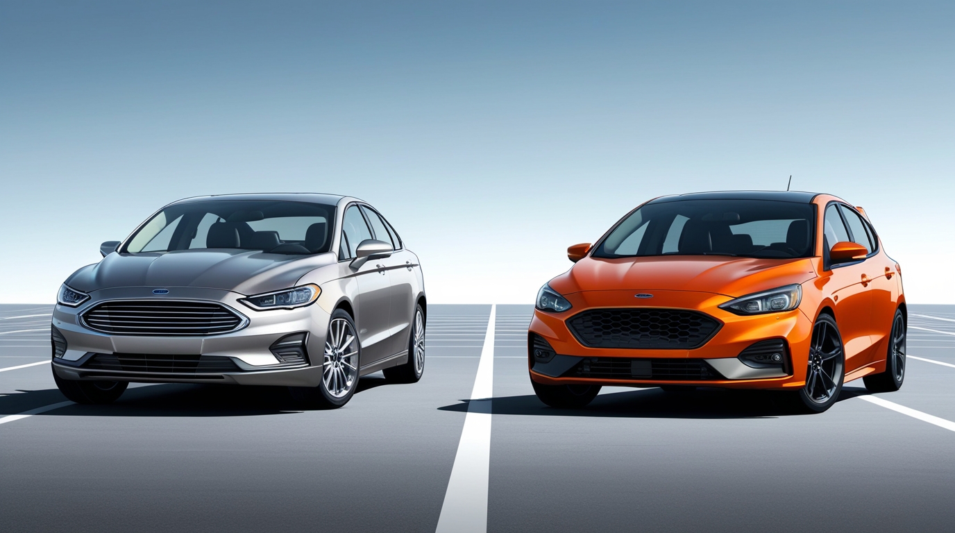 Ford Focus vs Ford Fusion | Amazing Cars and Drives
