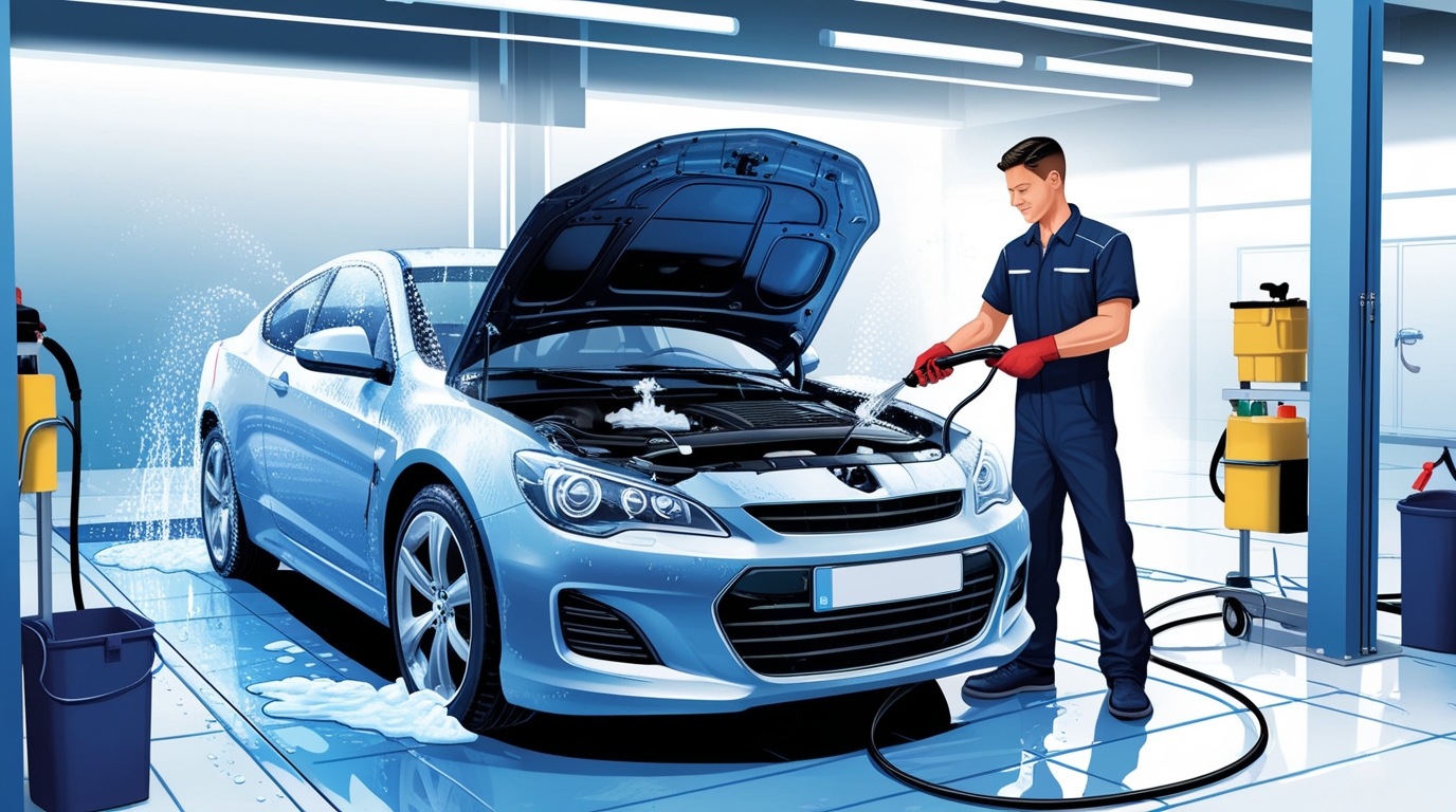 How to Wash a Car Engine at the Car Wash | Amazing Cars and Drives