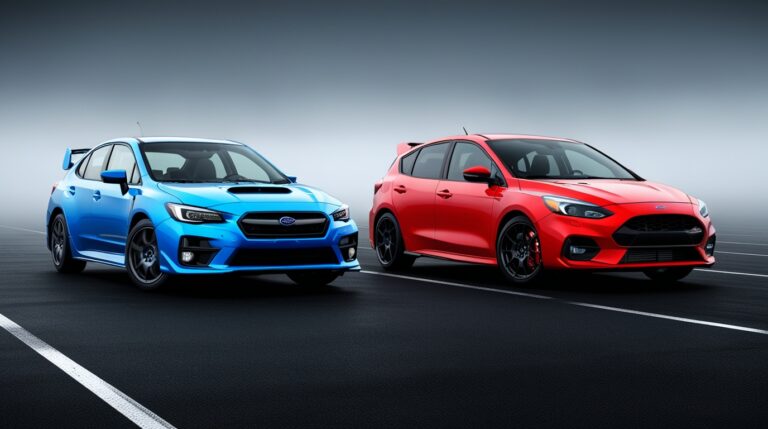 Subaru WRX vs Ford Focus ST | Amazing Cars and Drives