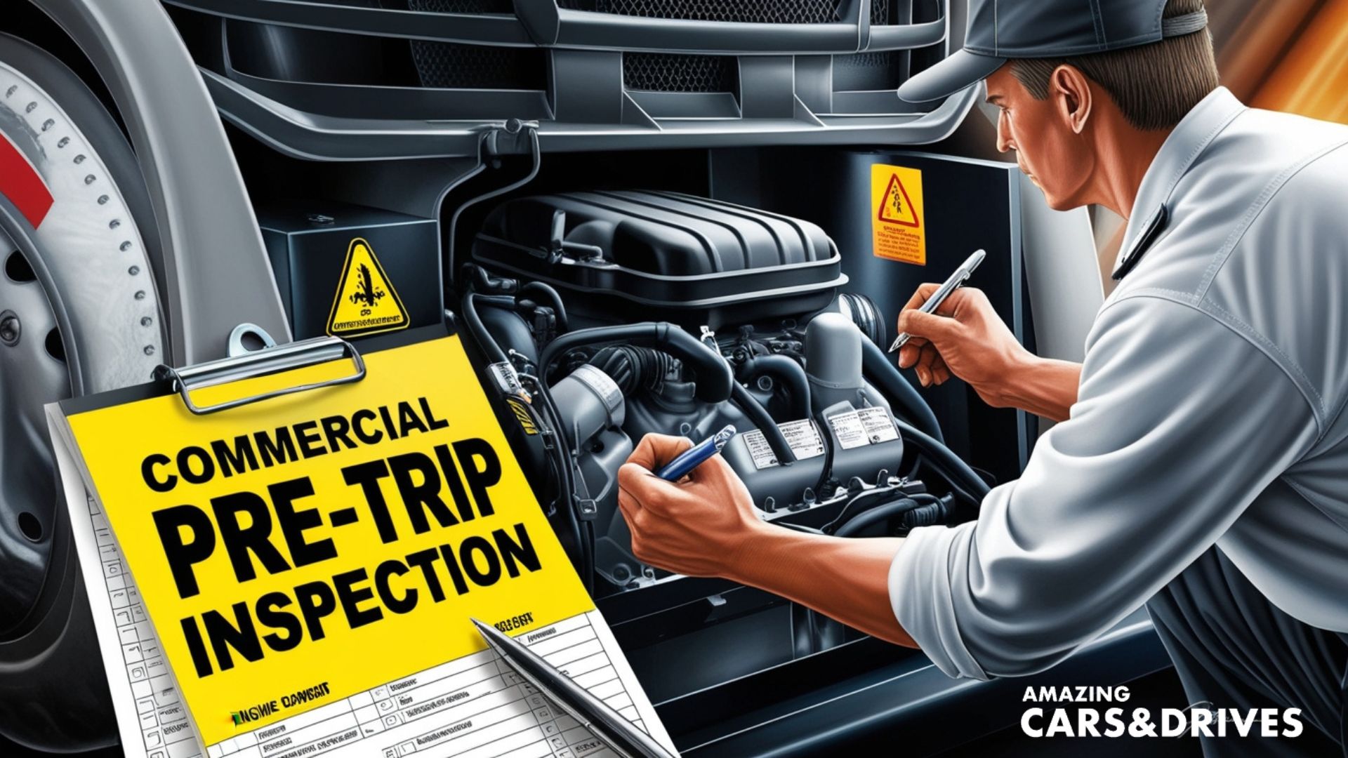 NJ CDL Pre-Trip Inspection Checklist 101
