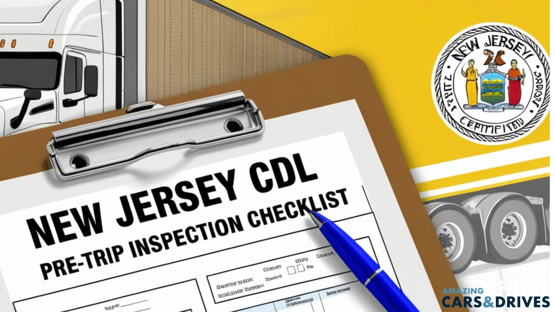 NJ CDL Pre-Trip Inspection Checklist 101